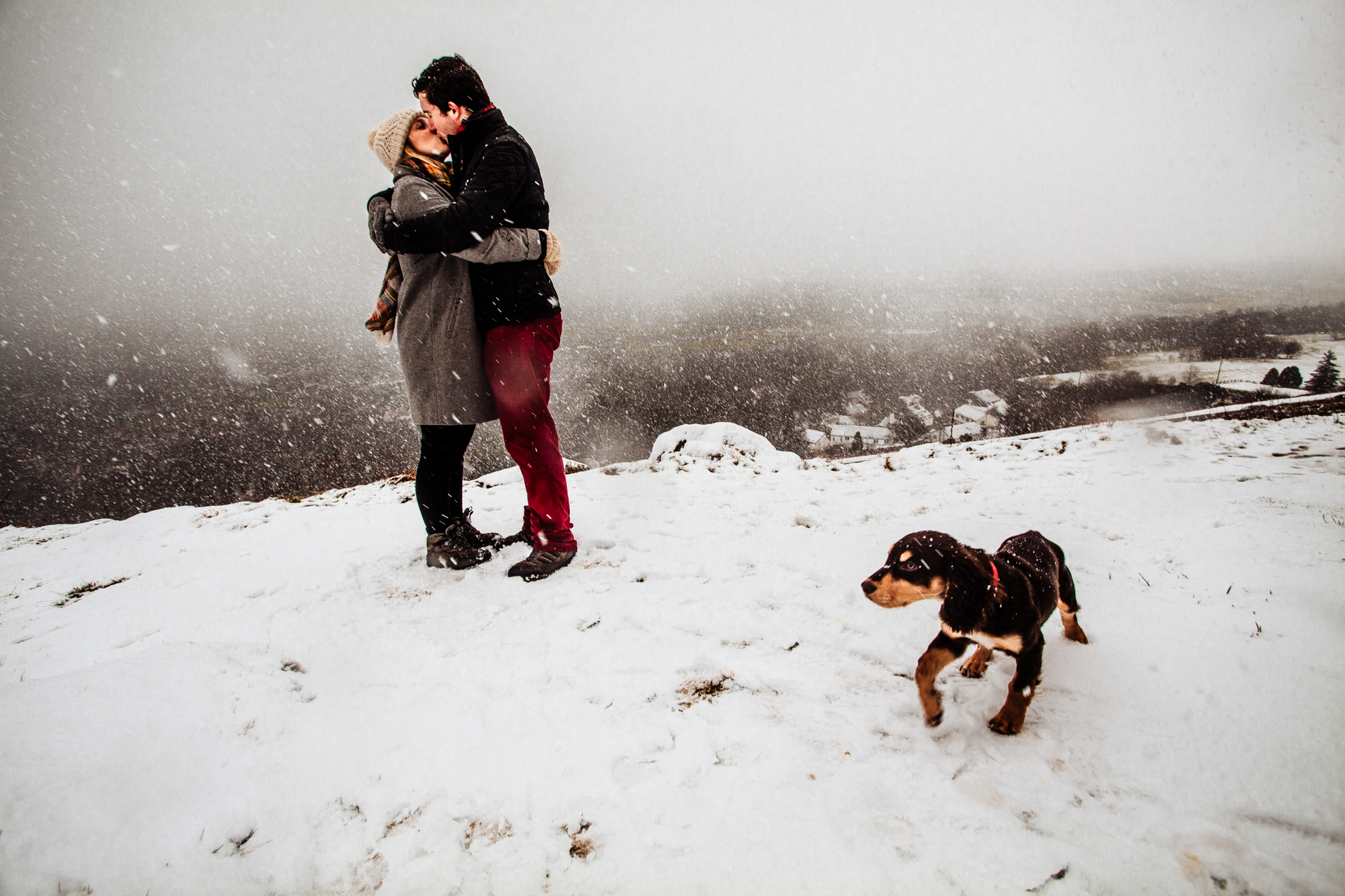 Kate & Graham's Ilkley Moor Engagement Photography Yorkshire